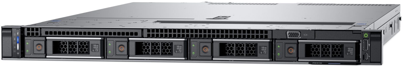 DELL – R6515 – Serveur rack 1U 4LFF – AMD Epyc 7302P 16c 3Ghz / 64Go ...